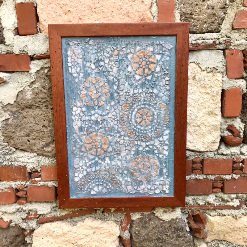 Dantel Desen Texture Tablo - Tablo - Miamano